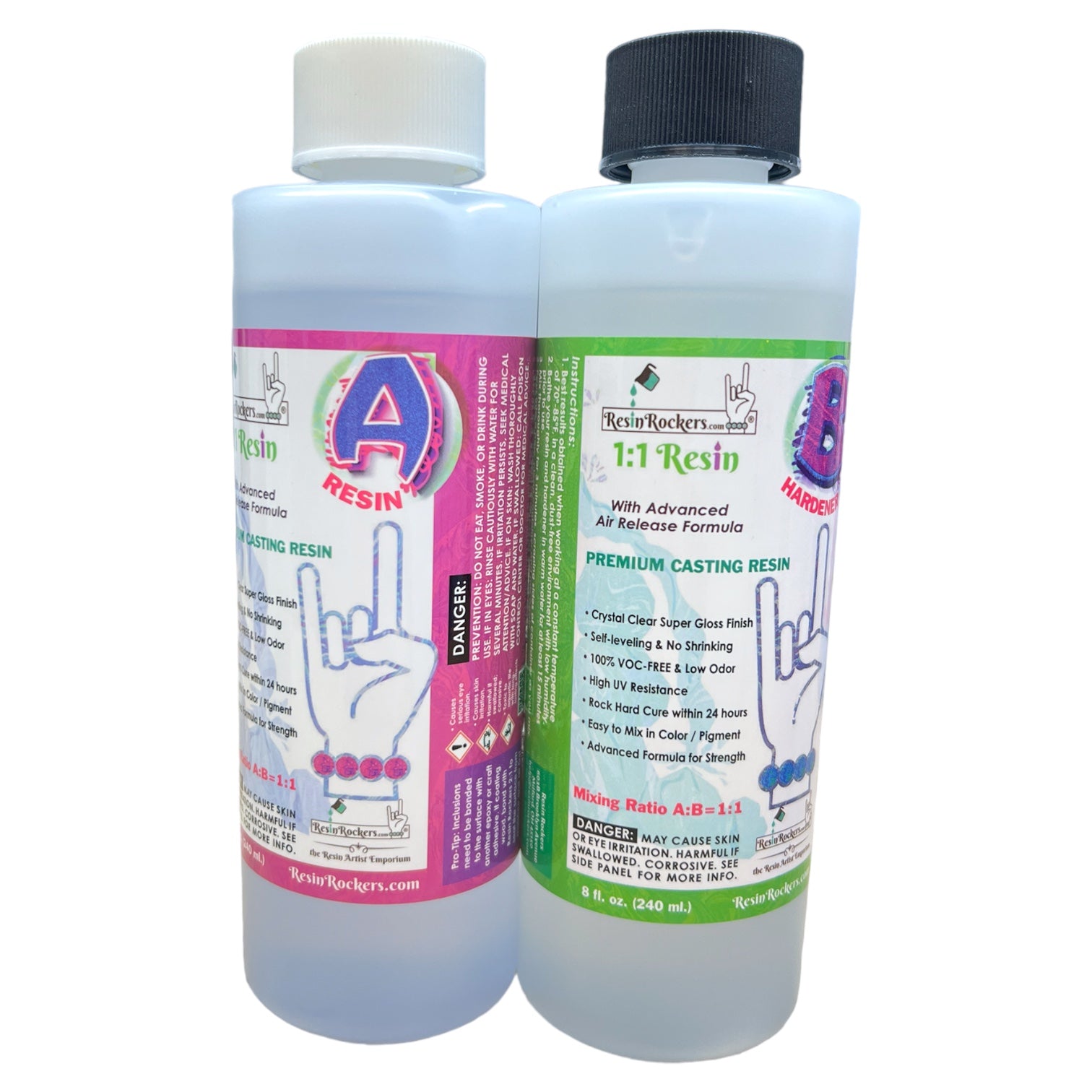 Resin Rockers Perfect Pour 1:1 Premium Low Viscosity Casting Epoxy Res