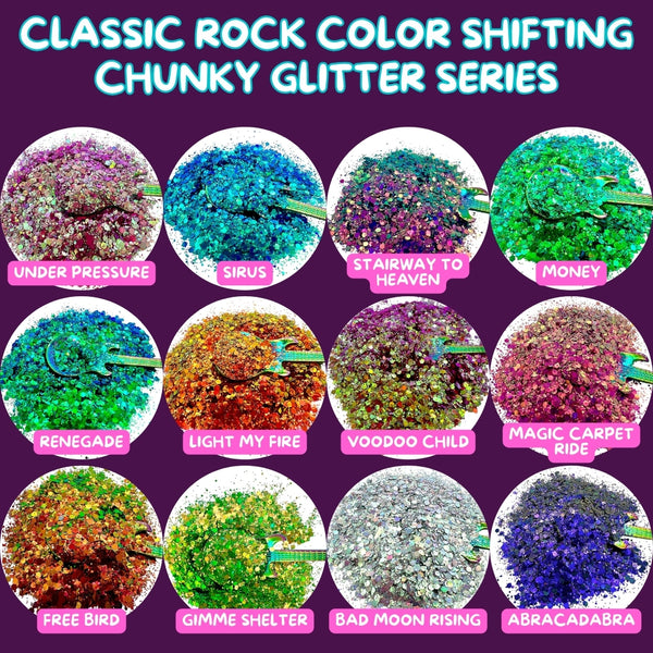 Classic Rock Series Color Shifting Chunky Series Bundle (12 Total ...