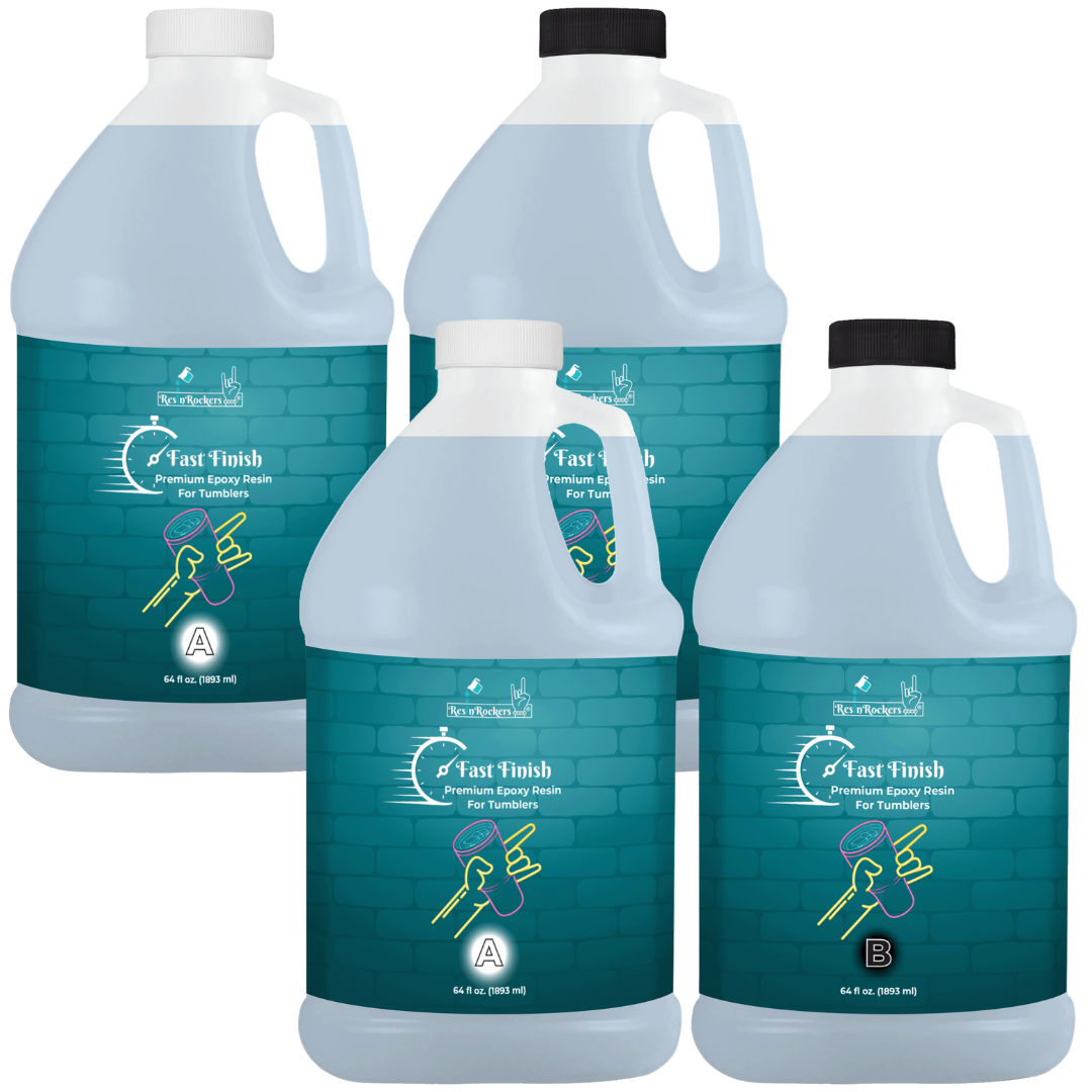 Fast Finish™️ Premium Fast Set Epoxy Resin For Tumblers - Resin Rockers