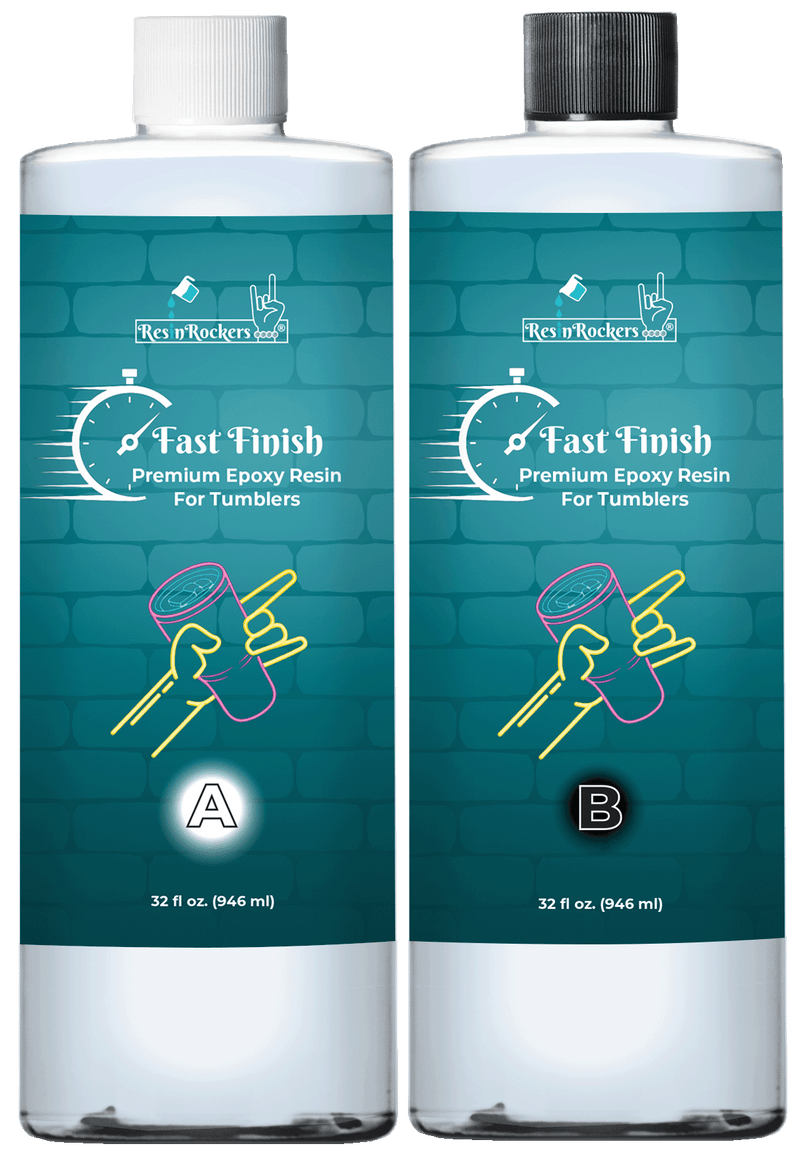 Fast Finish™️ Premium Fast Set Epoxy Resin For Tumblers - Resin Rockers