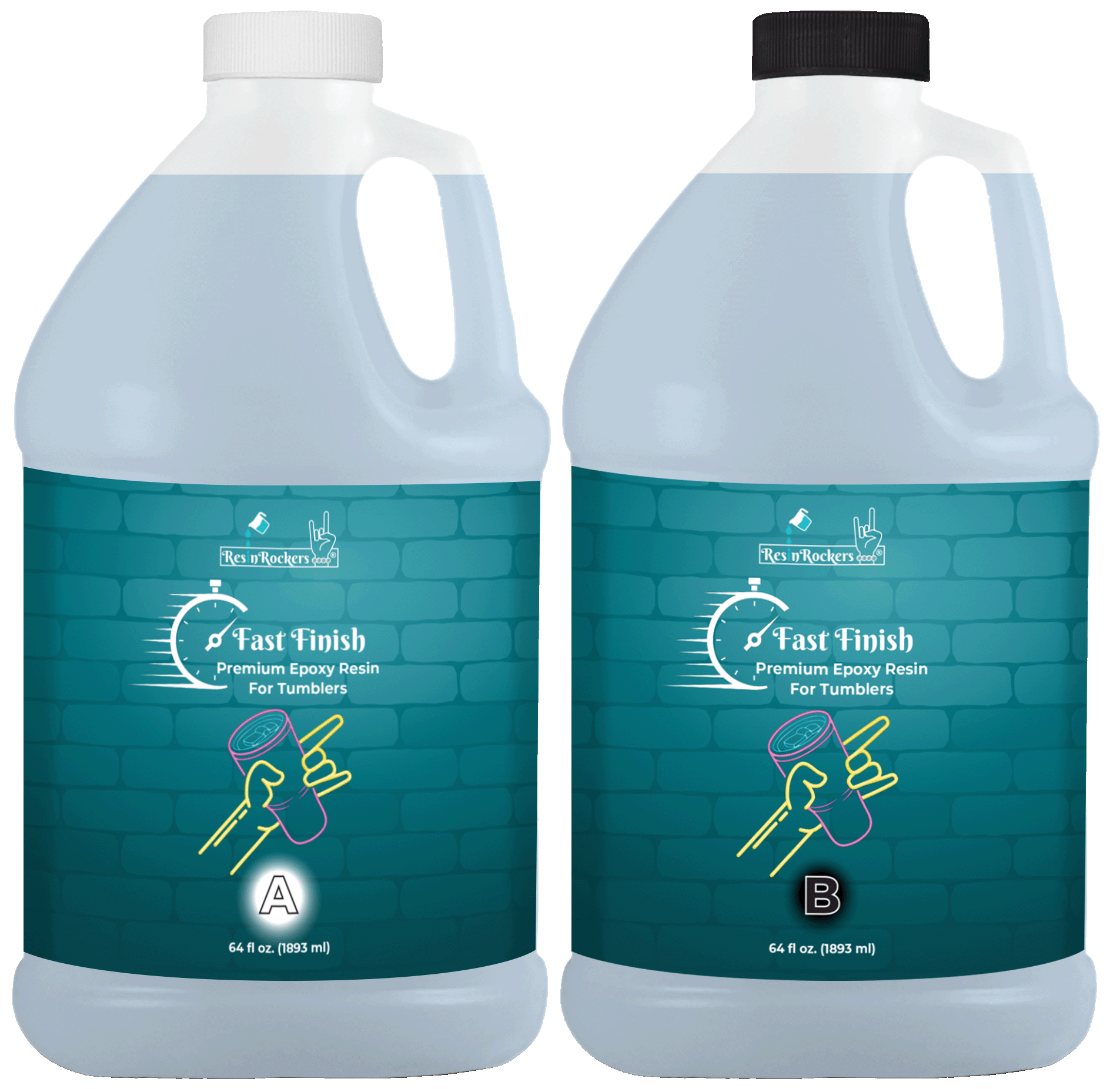 Fast Finish™️ Premium Fast Set Epoxy Resin For Tumblers - Resin Rockers