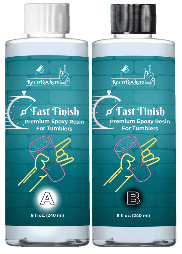 Fast Finish™️ Premium Fast Set Epoxy Resin For Tumblers - Resin Rockers