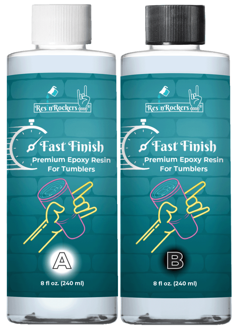 Fast Finish™️ Premium Fast Set Epoxy Resin For Tumblers - Resin Rockers