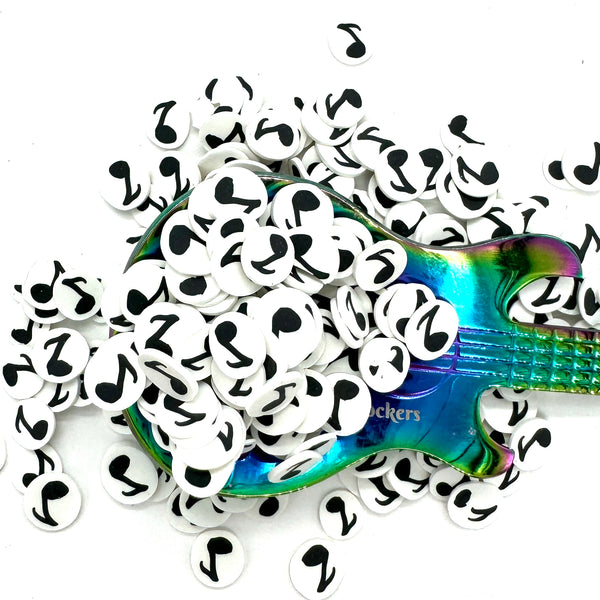Music Notes Polymer Clay Pieces - Resin Rockers