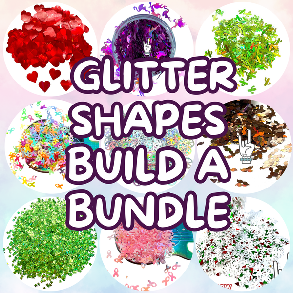 Glitter Shapes Build A Bundle - Resin Rockers