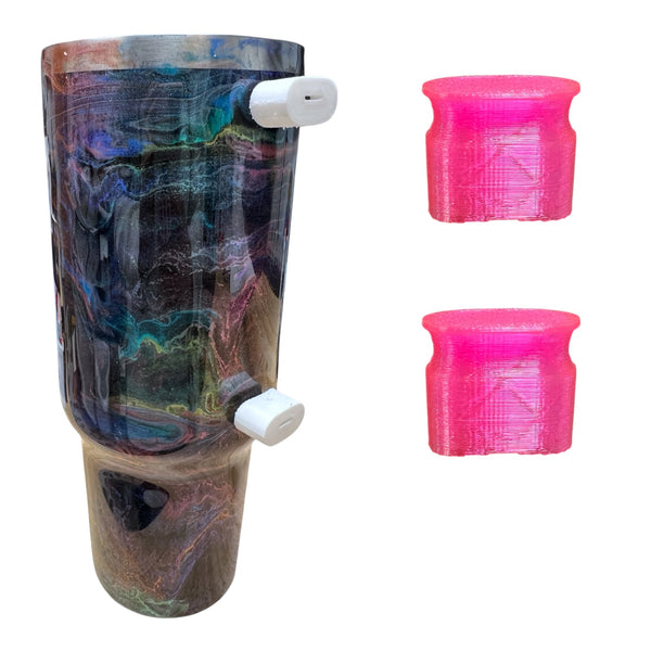 Cover Ups Reusable Flexible 40oz Tumbler Handle Bracket Guards Set of ...