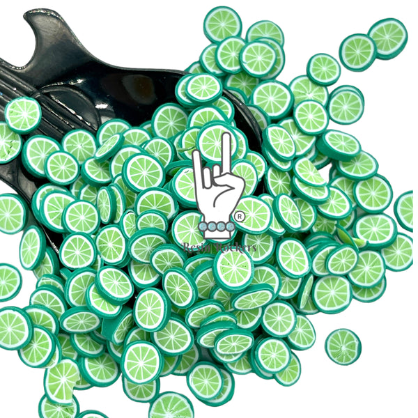 Lime Slices Polymer Clay Pieces f - Resin Rockers