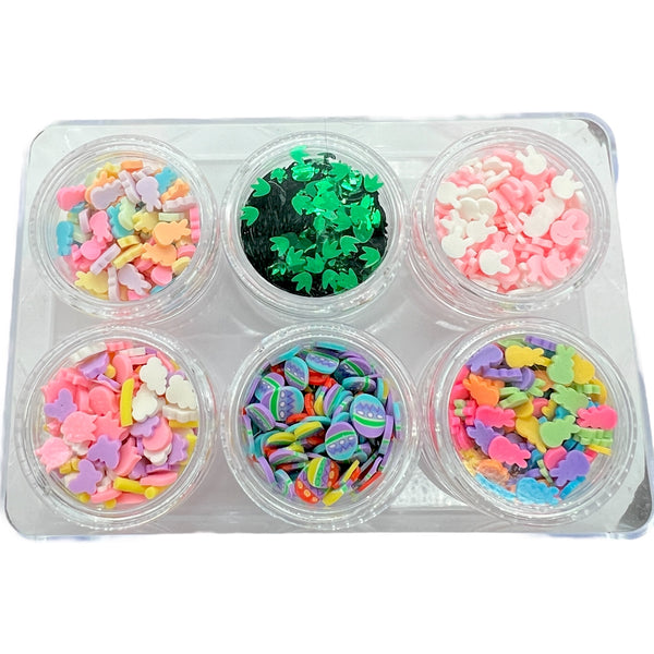 Easter Fun Combo Set Combo Set of Polymer Clay Piecest - Resin Rockers