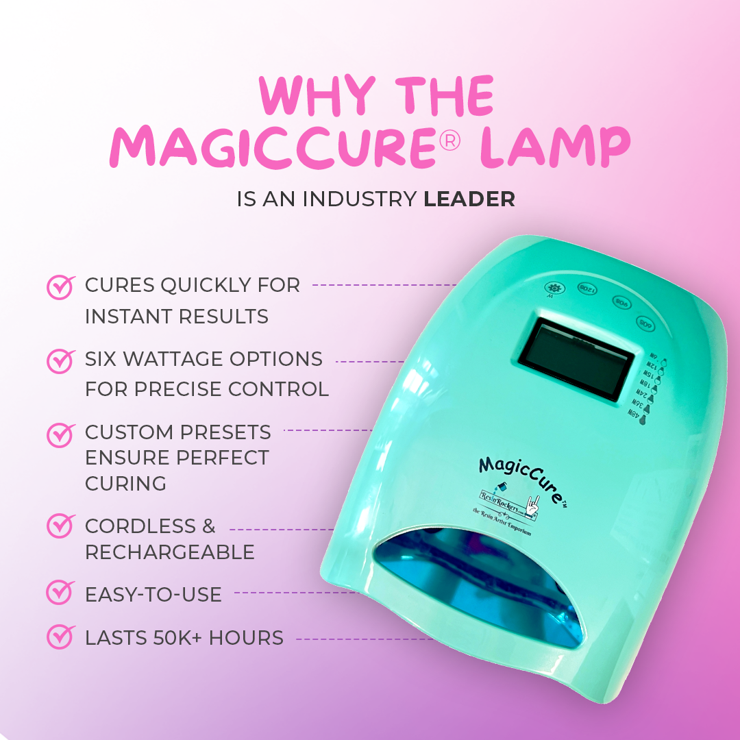 Resin Rockers MagicCure® LED 360 Curing Lamp for UV Resin MC100 & MC11