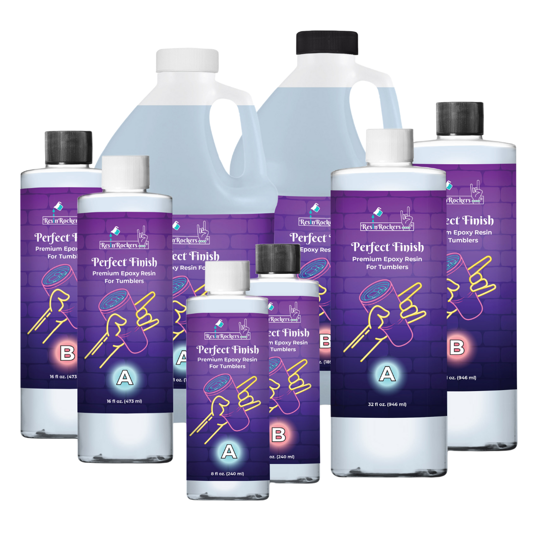 Perfect Finish™️ Premium Artist Epoxy Resin For Coating Fine Art & Tum ...