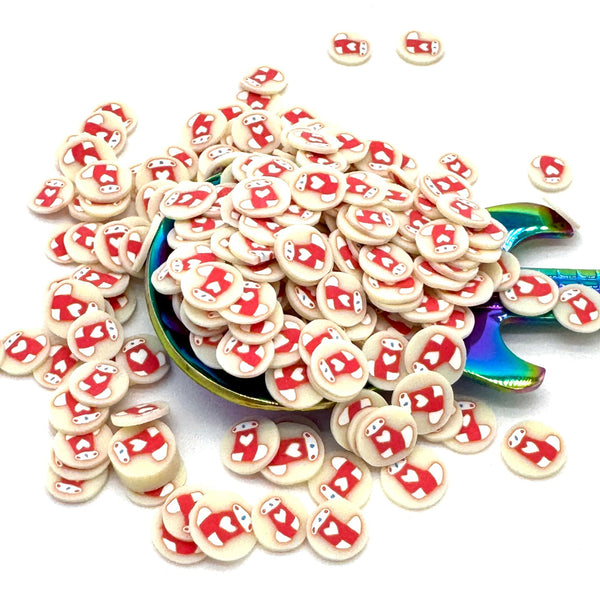 Holiday Stocking Polymer Clay Pieces - Resin Rockers
