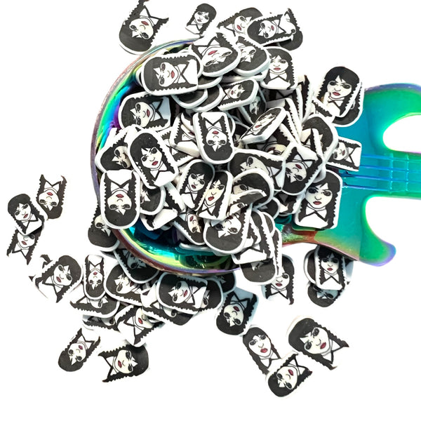 Spooky Girl Polymer Clay Pieces - Resin Rockers