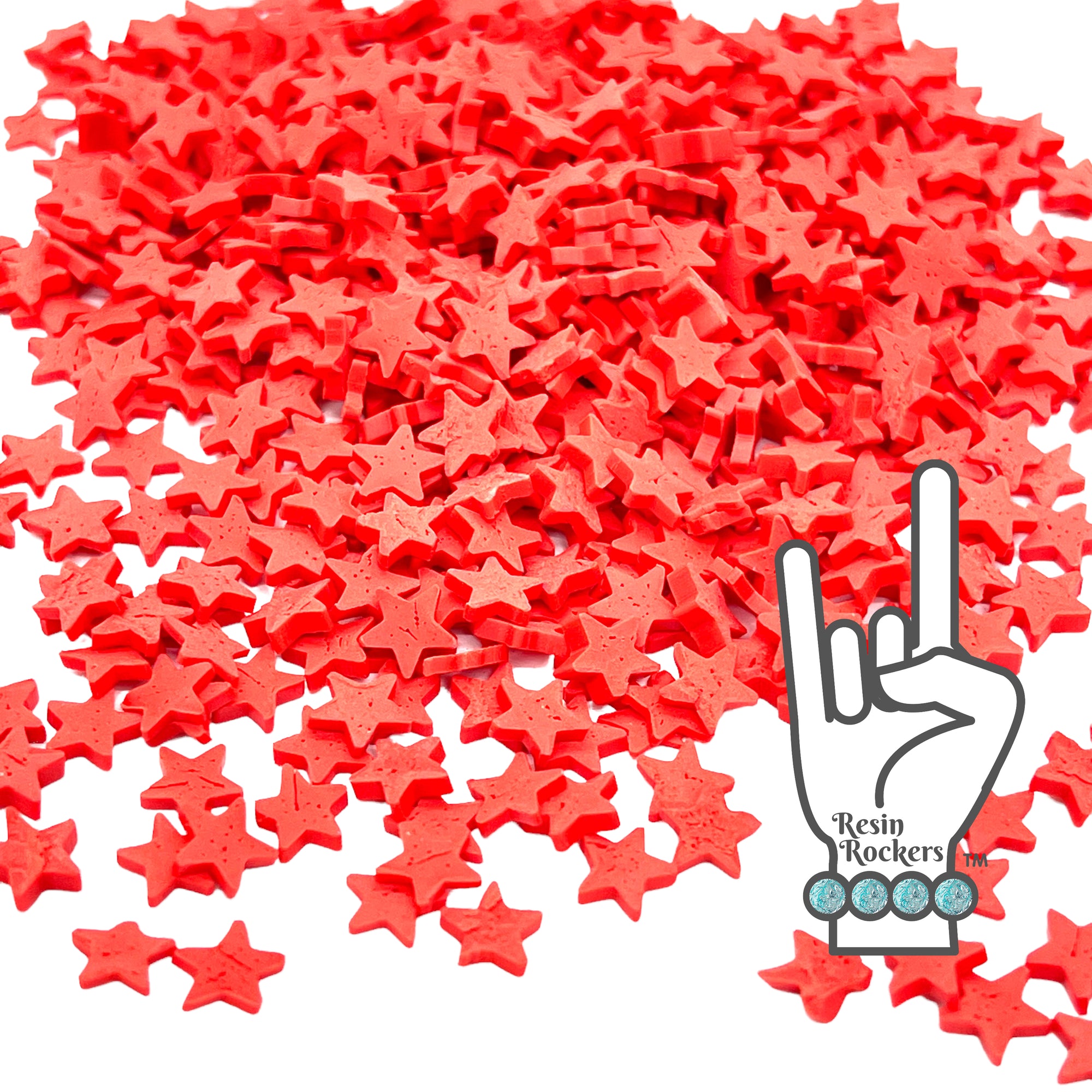 Star Polymer Clay Pieces - Resin Rockers
