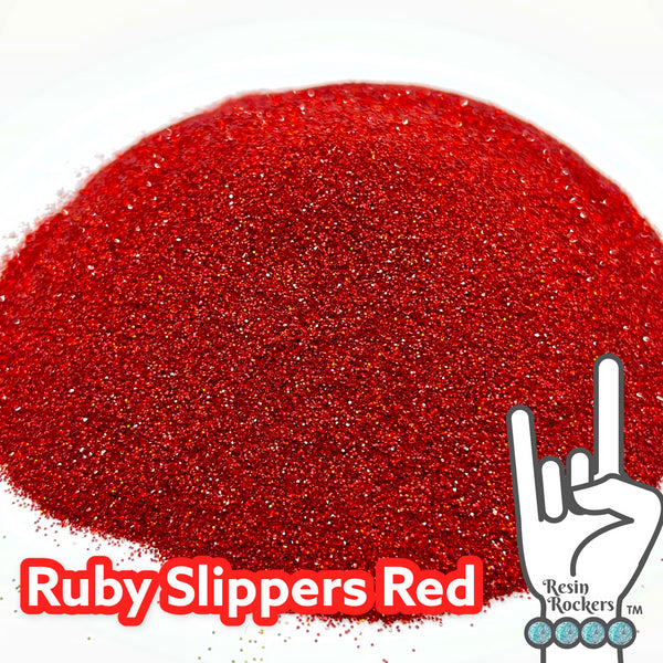 Ruby Slippers Red Pixie for Poxy Microfine Glitter - Resin Rockers