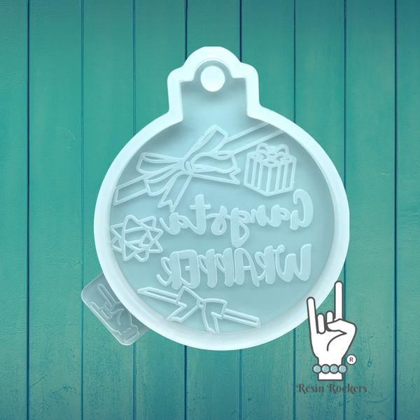 Gangsta Wrapper Ornament Mold - Resin Rockers