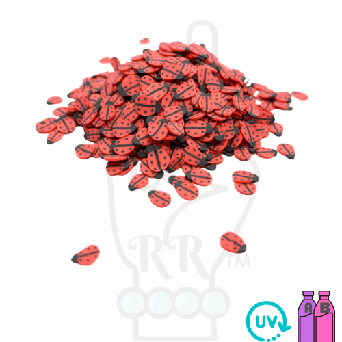 Ladybug Polymer Clay Pieces for Epoxy and UV Resin Art - Resin Rockers