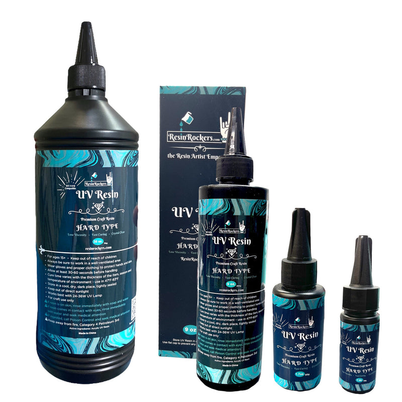 UV Resin Original Crystal Clear Hard Type Ultra Fast Curing - Resin Rockers