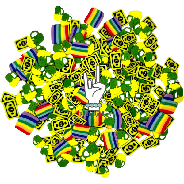 End of the Rainbow St. Patty's Day Polymer Clay Mix - Resin Rockers