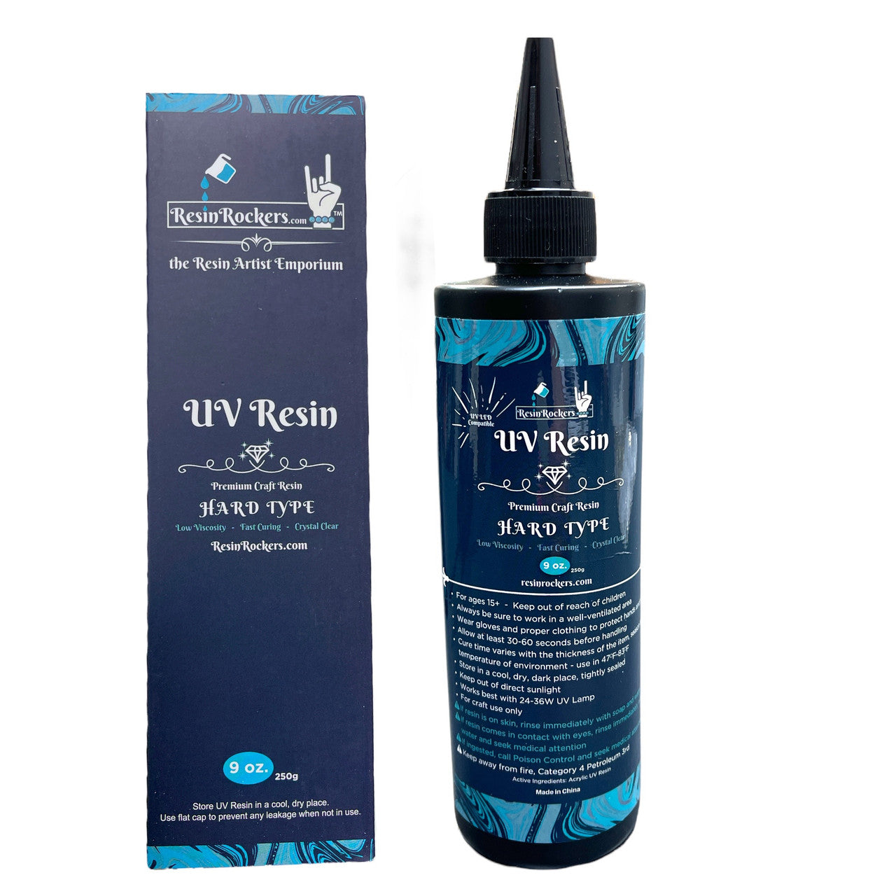 Resin Rockers UV Resin Original Crystal Clear Hard Type Ultra Fast Cur